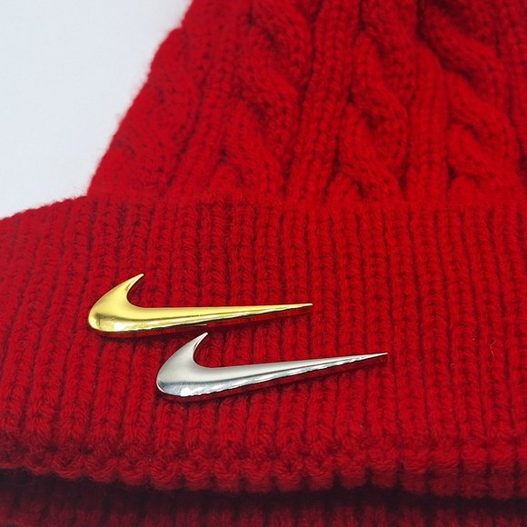 Nike | Accessories | Nike Silver And Gold Push Pins Brooch Luxury ...